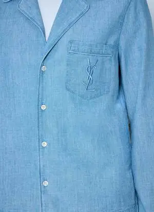 Saint Laurent Button-down Denim Shirt