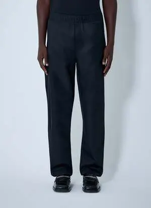 WALES BONNER Satin Track Pants - Black