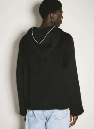 Our Legacy Hairy Zip-up Hooded Cardigan
