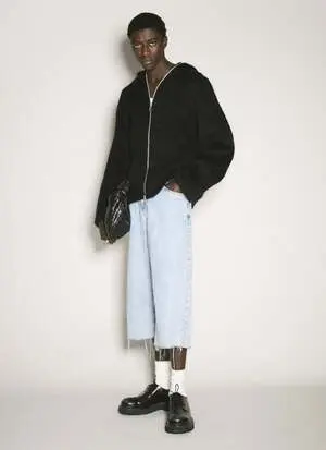 Our Legacy Hairy Zip-up Hooded Cardigan