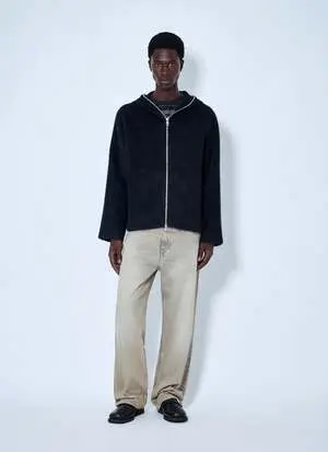 Our Legacy Hairy Zip-up Hooded Cardigan