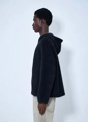 Our Legacy Hairy Zip-up Hooded Cardigan