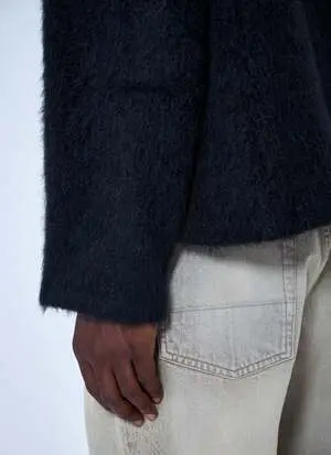 Our Legacy Hairy Zip-up Hooded Cardigan