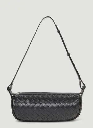Bottega Veneta Cannolo Crossbody Bag - Black
