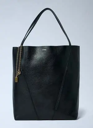 Chloé Large Spin Tote Bag - Black