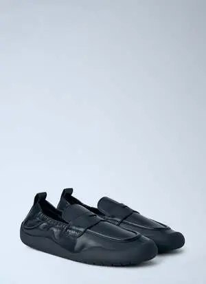 Prada Leather Slip-on Loafers