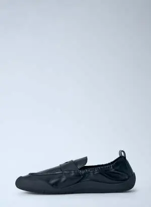 Prada Leather Slip-on Loafers