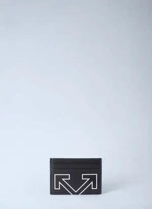 Off-White Heritage Card Holder - Black