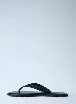 Bottega Veneta Matt Ruber Nappa Sandals