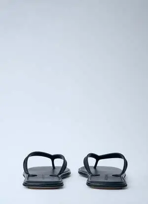 Bottega Veneta Matt Ruber Nappa Sandals
