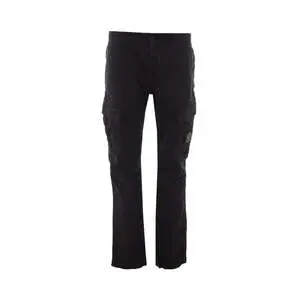 C.P. COMPANY Stretch Sateen Cargo Pants - Blue