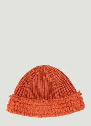 Moncler Salehe Bembury Wool Beanie Hat - Orange