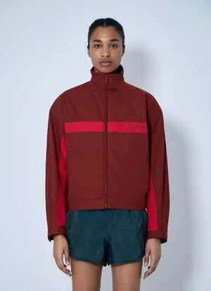 Saint Laurent High-neck Zip Jacket - Brown