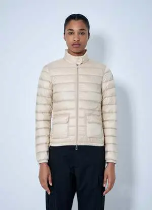 Moncler Lans Quilted Down Jacket - Cream