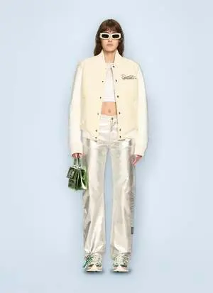 Off-White Rose Valley Varsity Jacket - Multicolor