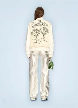 Off-White Rose Valley Varsity Jacket