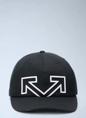 Off-White Heritage Arrow Baseball Cap - Black