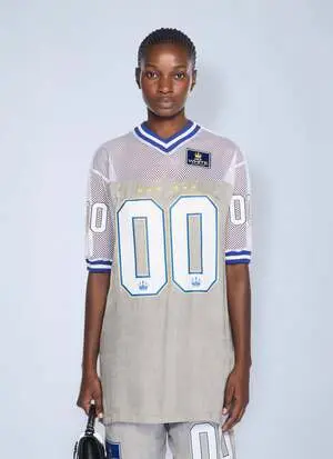 Off-white V Neck Performance Tops For Women
