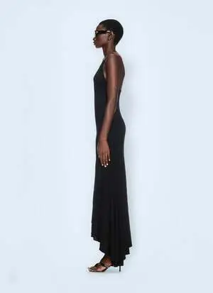 Off-White Ribbed Dress