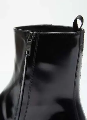 Prada Brushed Leather Boots