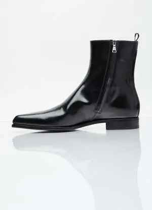 Prada Brushed Leather Boots