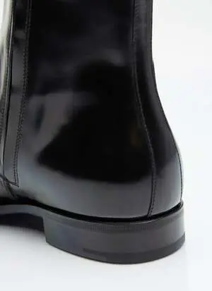 Prada Brushed Leather Boots