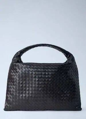 Bottega Veneta Large Hop Shoulder Bag - Brown