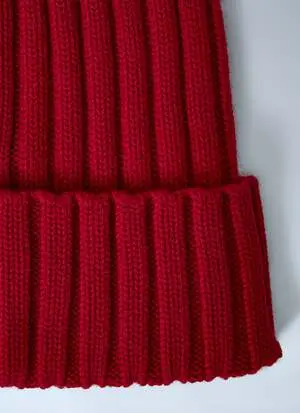 Moncler Wool Logo Beanie