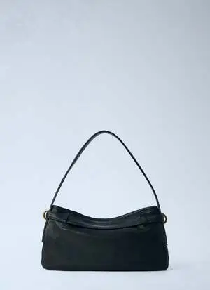 Miu Miu Adventure Nappa Leather Shoulder Bag - Black