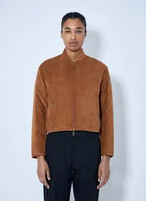 Moncler Blageon Corduroy Reversible Down Jacket - Brown