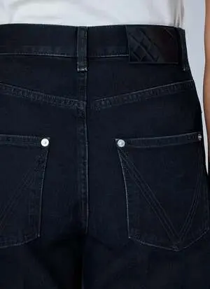Bottega Veneta High-rise Wide-leg Denim Trousers