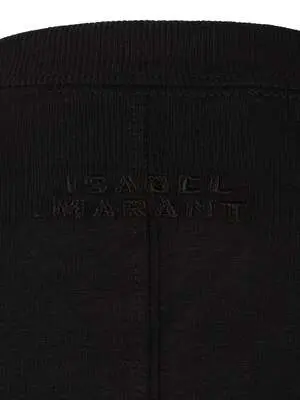 Isabel Marant Étoile Nayda Cotton Jersey T-shirt With Front Knot Detailing - Black