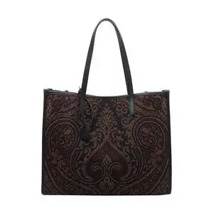 Etro Paisley Print Tote Bag - Black