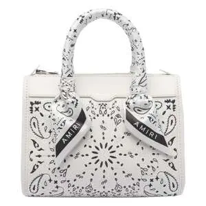 Amiri Micro Bandana Triangle Handbag - White
