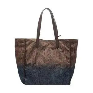 Etro Unfold Me Paisley Print Shopping Bag - Blue