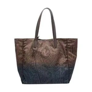 Etro Unfold Me Paisley Print Shopping Bag - Blue