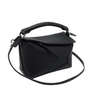 Loewe Mini Puzzle Edge Handbag - Black