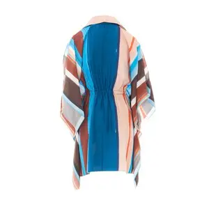 Fendi Venetian Stripes Motif Kaftan Dress - Multicolor