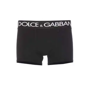 Dolce & Gabbana Logo Boxer 2 Pack - Black