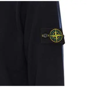 Stone Island Virgin Wool Crew Neck Sweater - Blue