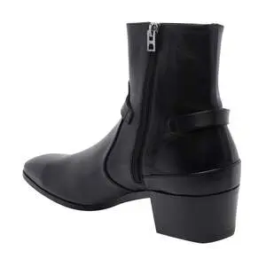 TOM FORD Clint Buckled Zip-up Leather Boots