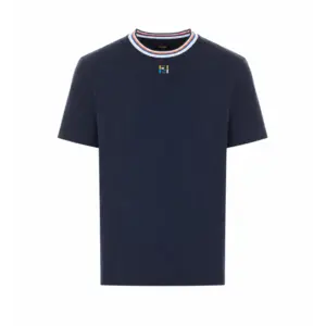 Fendi Multicolor Stripes And Ff Logo T-shirt