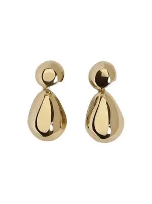 Phoebe Philo Gold-plated Silver Drop Earrings - Multicolor