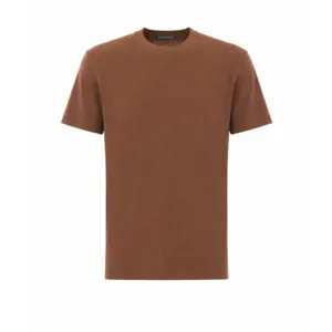 TOM FORD Tom Ford Men Lyocell And Cotton T-Shirt Brown