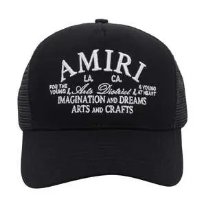 Amiri Arts District Trucker Baseball Cap - Black