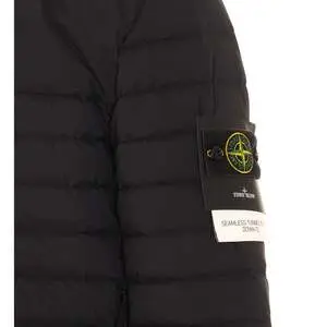 Stone Island Seamless Tunnel Nylon Logo Down Jacket
