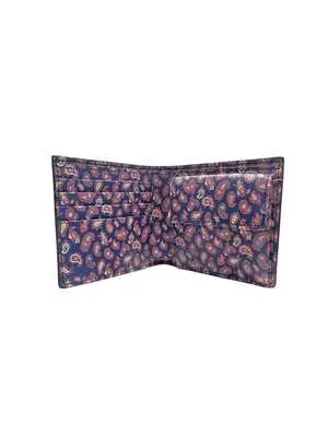 Etro Arnica Wallet With Paisley Print - Multicolor