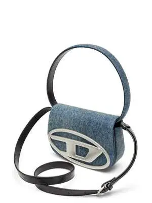 DIESEL® 1dr Tote Bag With Logo Plaque - Blue