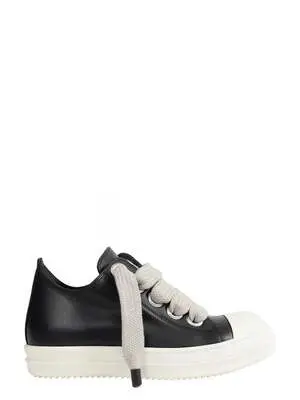 Rick Owens Jumbolace Low Sneaks - Black