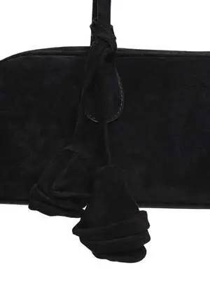Magda Butrym Brigitte Trapeze Bag In Suede - Black